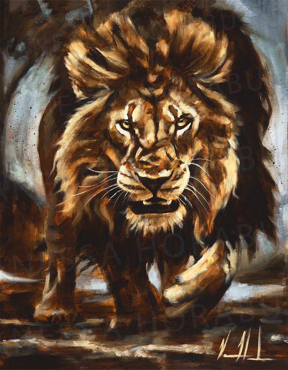 The Lion of Judah Painting | Vanessa Horabuena