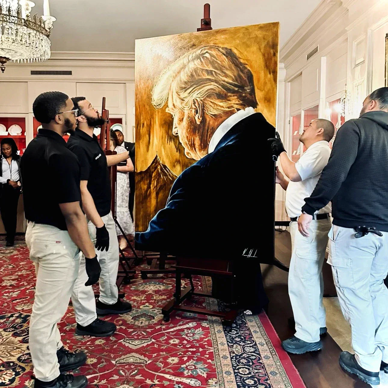 A Painting for President Trump: 33 Hours, Countless Prayers, and One P