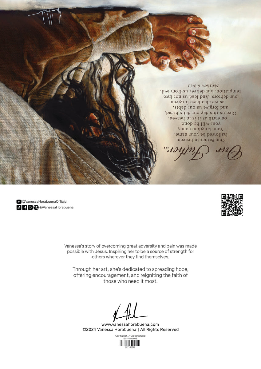 'Our Father....' Greeting Card | Vanessa Horabuena