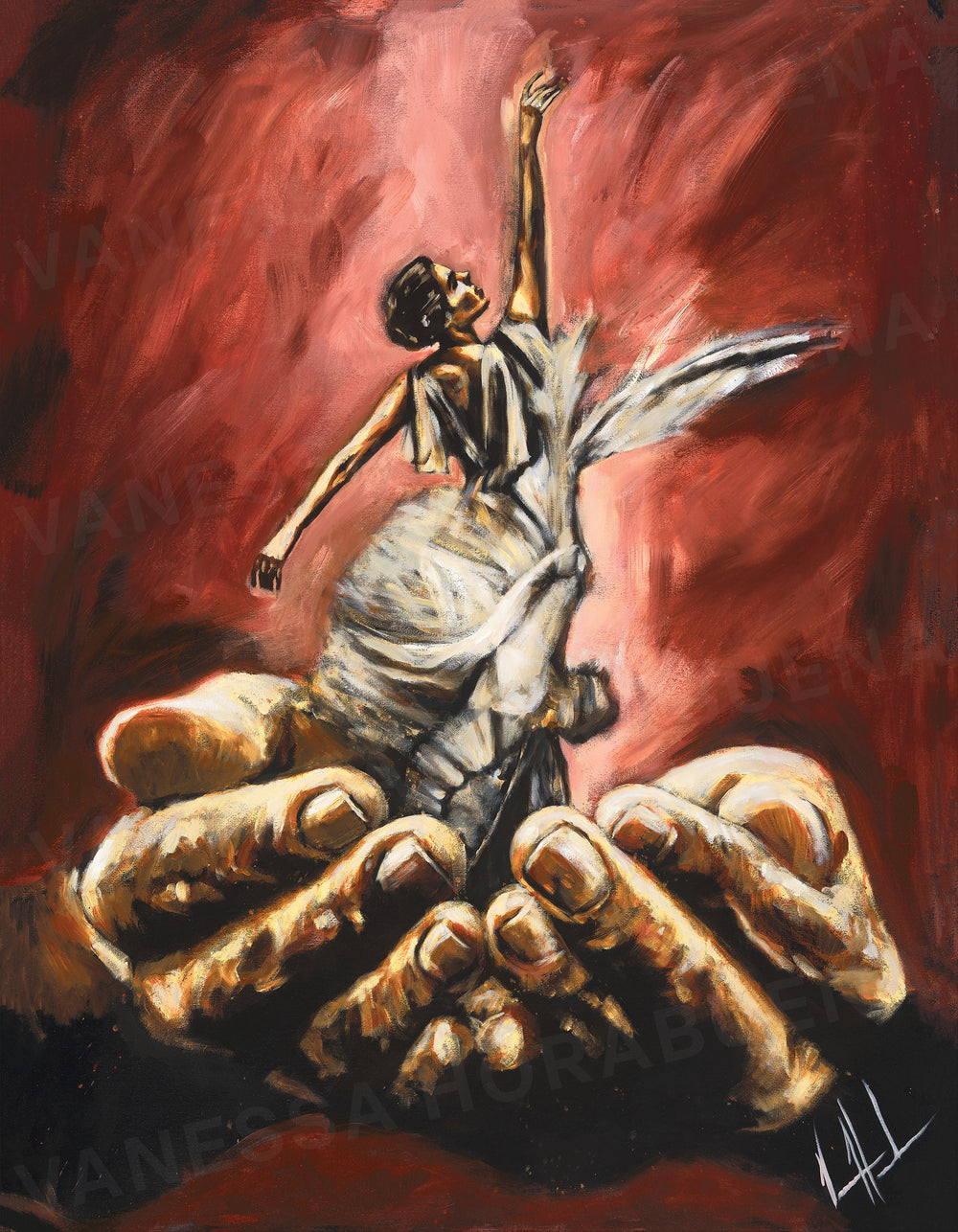 Endless Dance in the Father’s Hands (Daughter of a King) (Hand Embelli