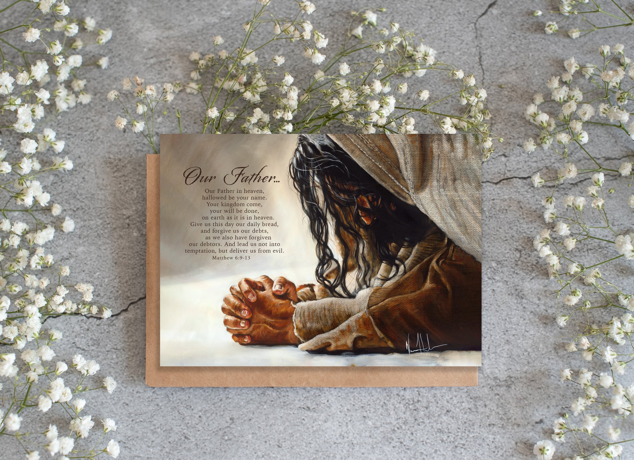 'Our Father....' Greeting Card